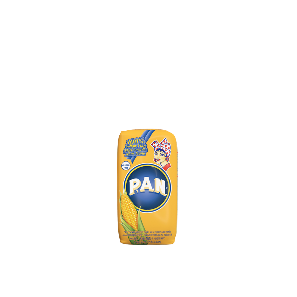 Pan Pre-Cooked Yellow Corn Flour | Harina Pan Amarilla 1kg Bags ...
