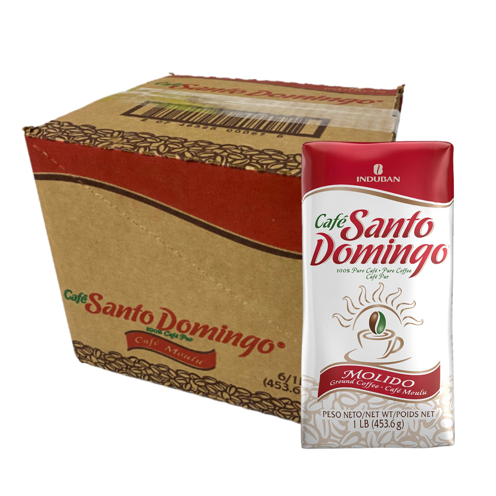Santo Domingo Coffee Ground 1LB | Cafe Premium Dominican Beans ...