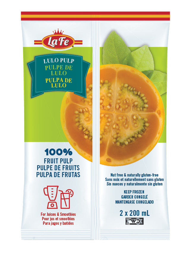 LaFe Lulo Fruit Pulp - 200mL – CaribbeanFood.Ca